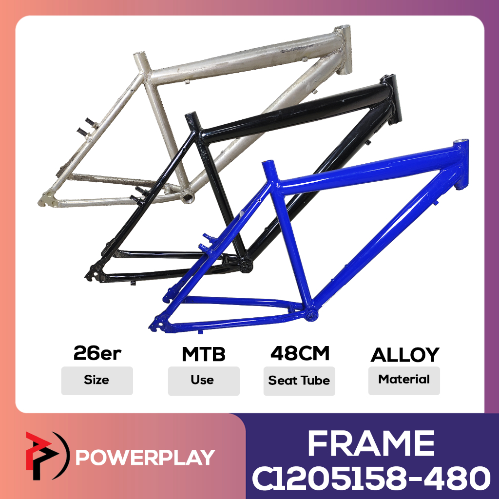 Bicycle Frame MTB 26er Alloy | M10 C1205158-480 | FRAME #10 | With Drop ...