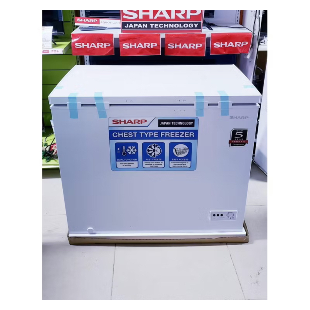 Brand New Stock Sharp chest 5.3c ft freezer. | Shopee Philippines