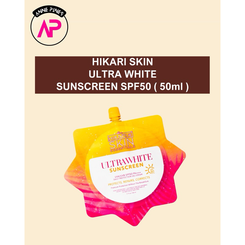 Hikari Skin Ultra White Sunscreen SPF50 (50ml) | Shopee Philippines