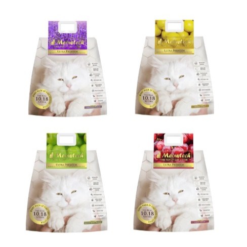 MEOWTECH CAT LITTER FINE TOFU 10.18L | Shopee Philippines