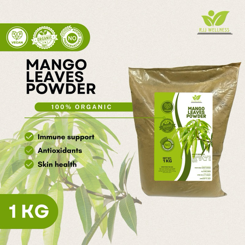 Organic Mango Leaf Powder 100% Natural~1 kilogram | Shopee Philippines