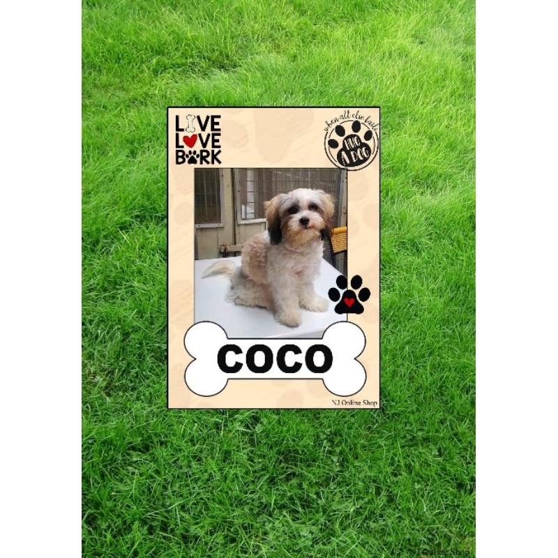 A4 Laminated Photo "Customized Dog Banner" | Shopee Philippines