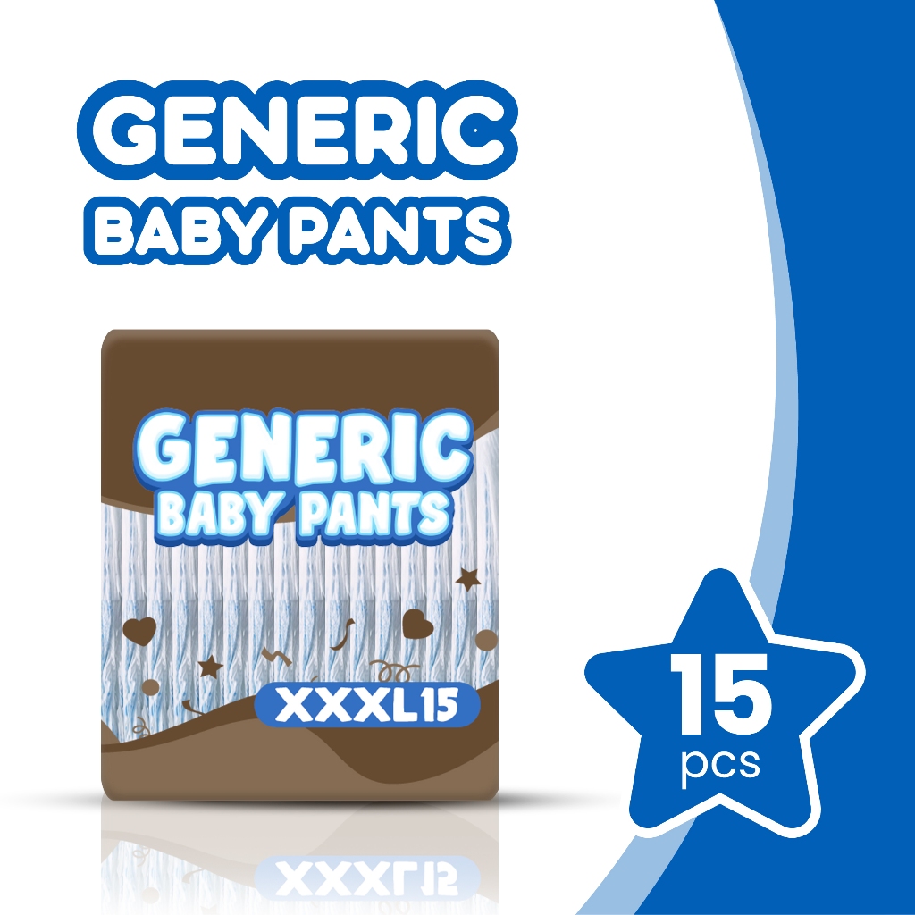 Generic Baby Diaper Pants XXXL 15s | Shopee Philippines