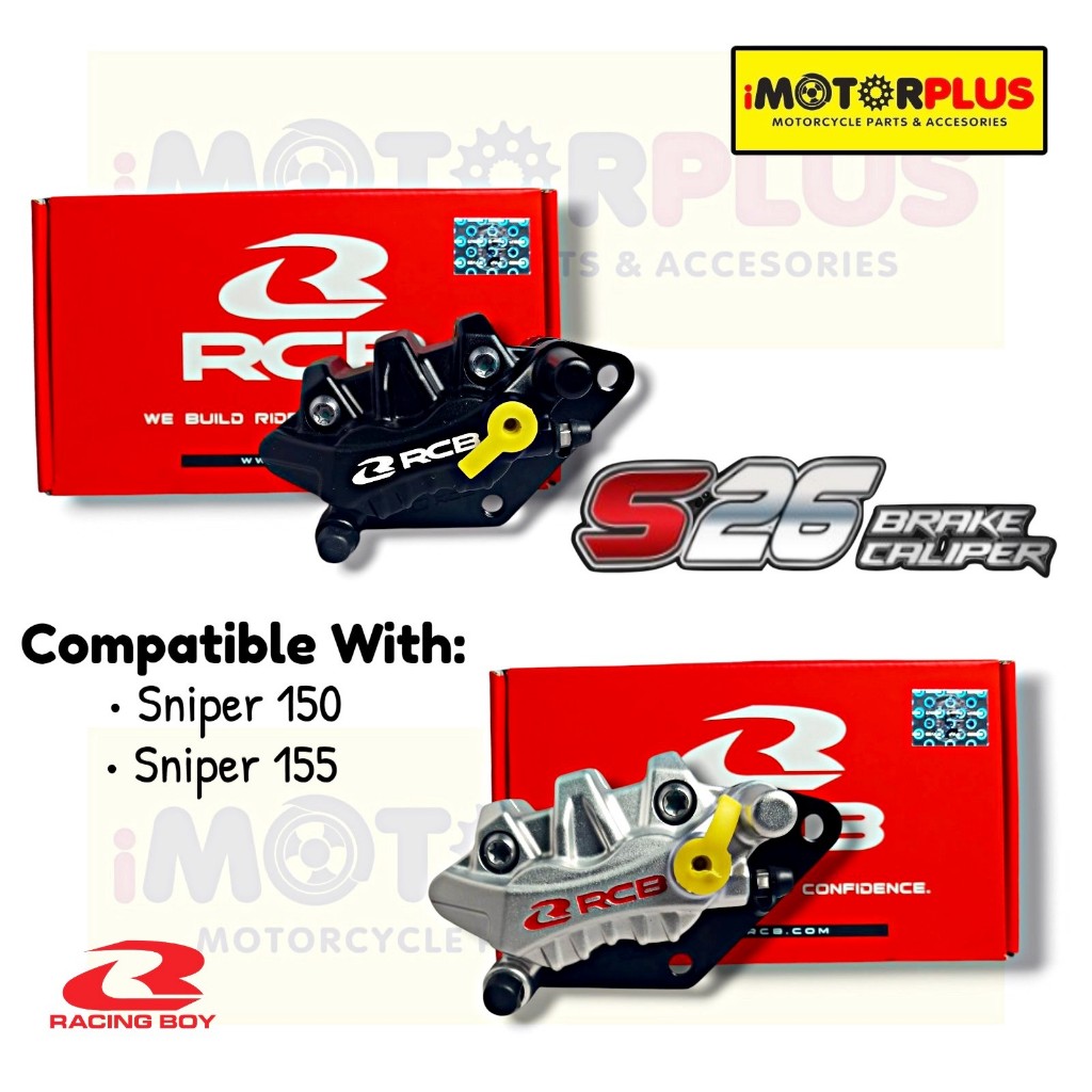 NEW! RCB BRAKE CALIPER S26 SERIES FRONT [F] for SNIPER 150/SNIPER 155 ...