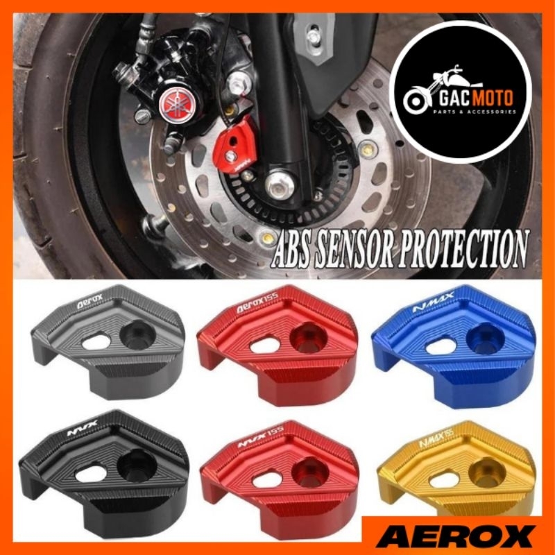 GACMOTO Motorcycle Abs Sensor Protection Cover Alloy for Yamaha Aerox S ...