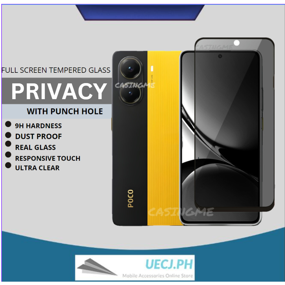 POCO X7 PRO 5G / X6 PRO / X6 Privacy Protection Tempered Glass Screen ...