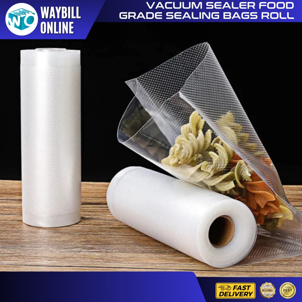 Vacuum Sealer Food Grade Sealing Bags Roll Precut Package Vacuum Roll ...
