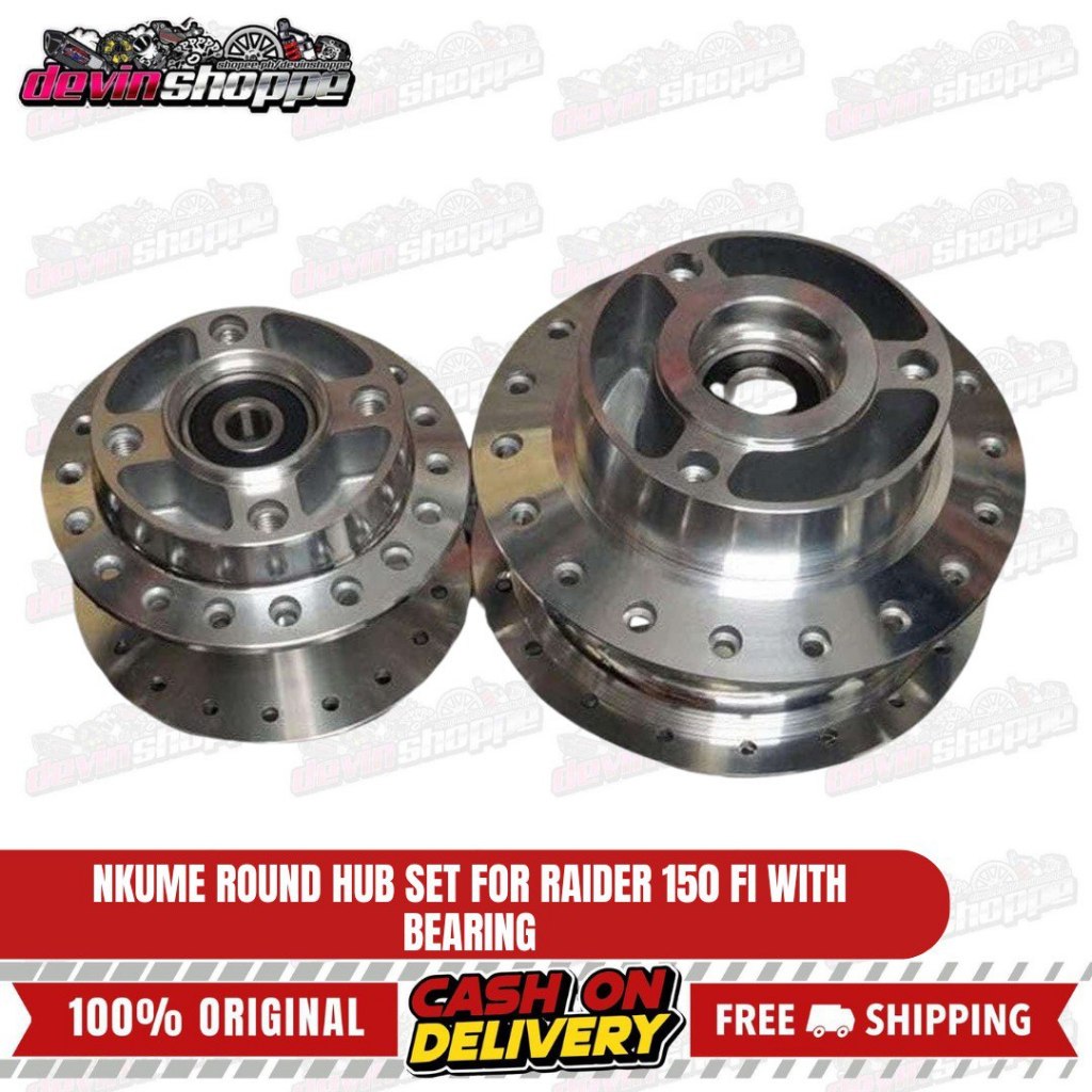 NKUME ROUND HUB SET FOR RAIDER 150 WITH BEARING | Shopee Philippines