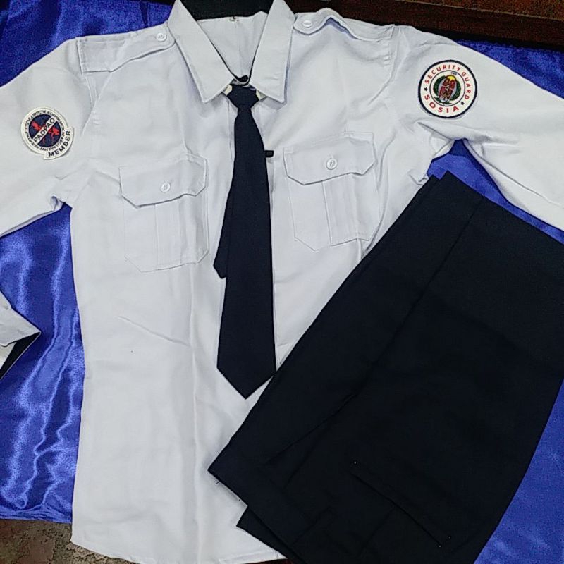 1 set Security guard uniform ( xs to xl ) | Shopee Philippines