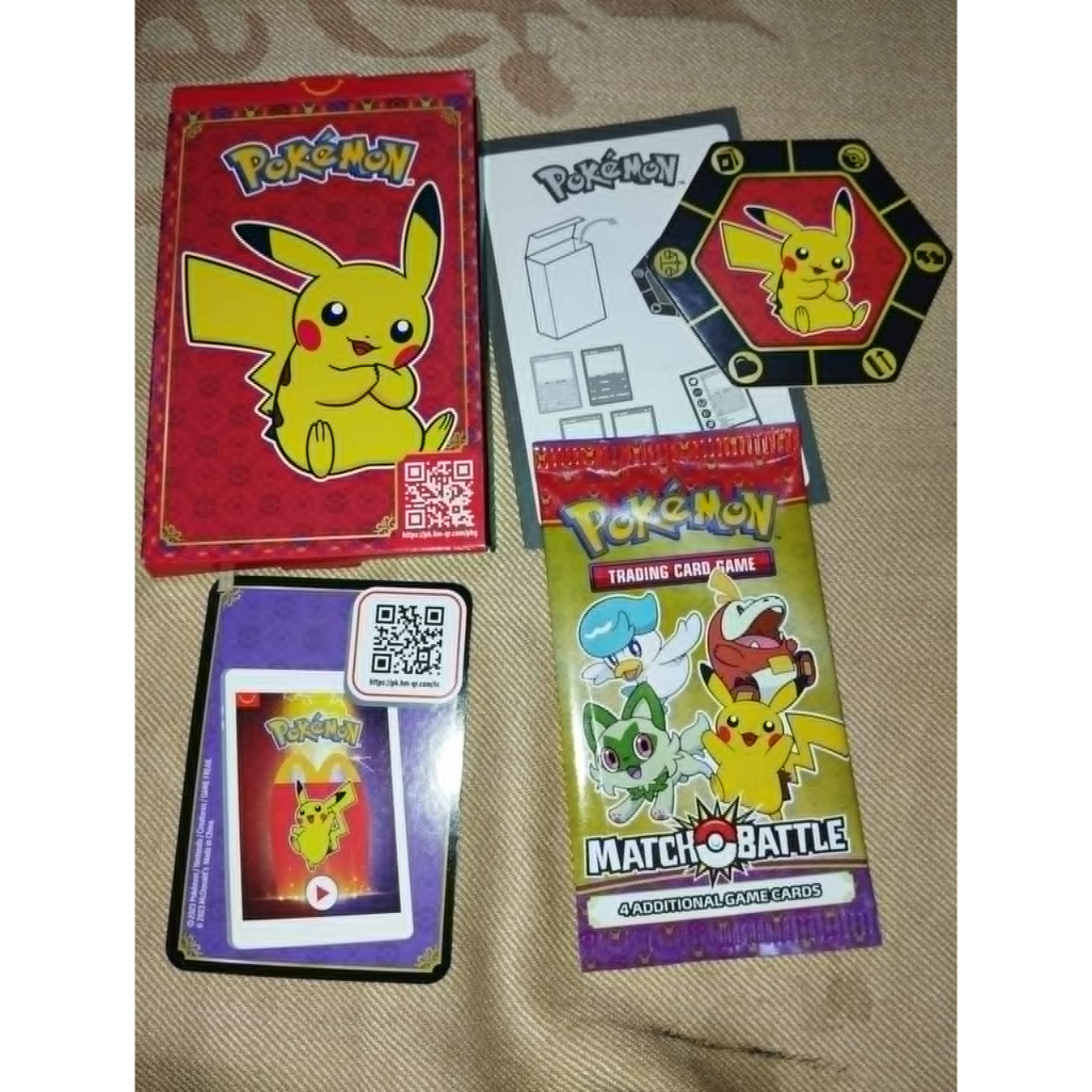 Pokemon Trading Cards Mcdonald (Pokemon Match Battle) Pokemon Happy ...