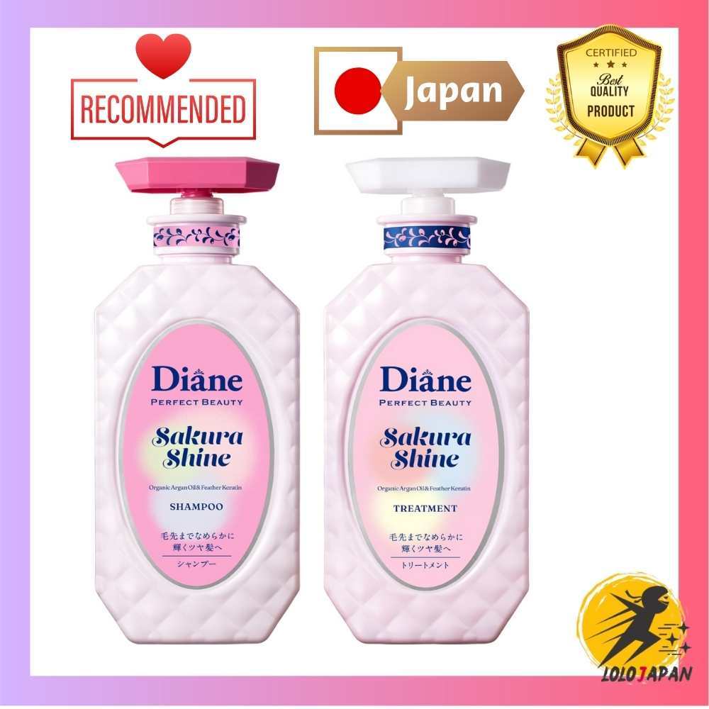Diane Sakura Shine Shampoo & Treatment [French Cherry Scent] From Japan | Shopee Philippines