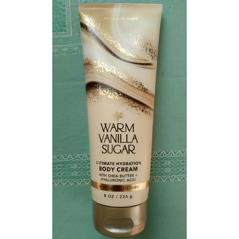 Bath & Body Works Warm Vanilla Sugar Ultimate hydration Cream With Shea Butter+Hyaluronic Acid ...