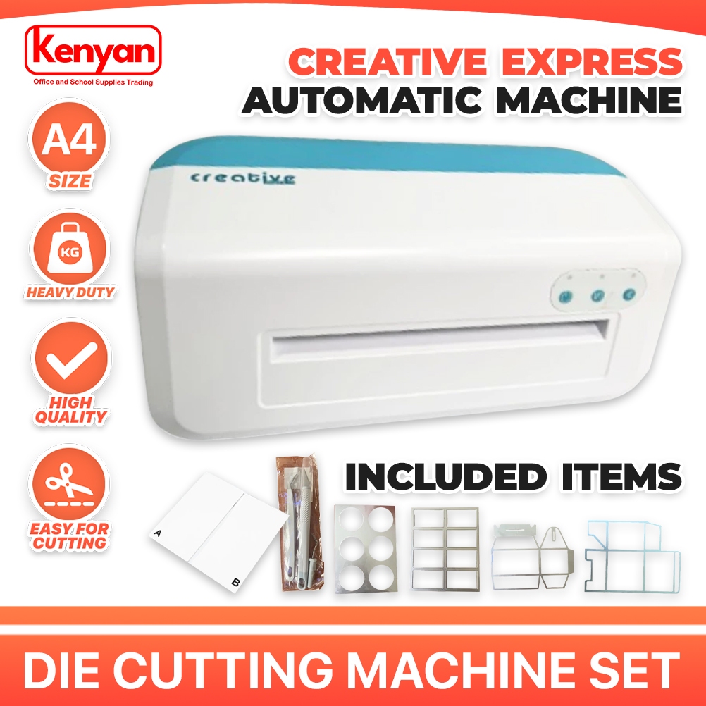 Automatic Die Cutting Machine Set with Cutting Plate and Tools Creative ...