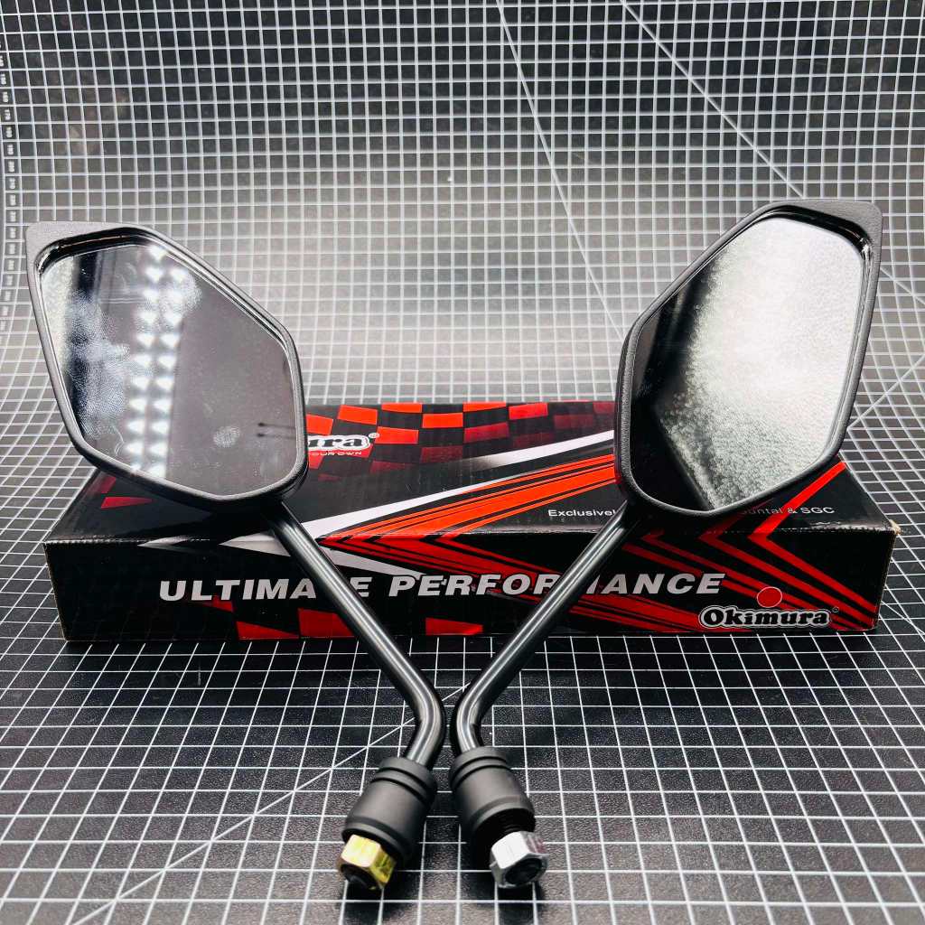 OKIMURA SIDE MIRROR SET 10MM FOR YAMAHA UNIVERSAL BT-201 | Shopee ...