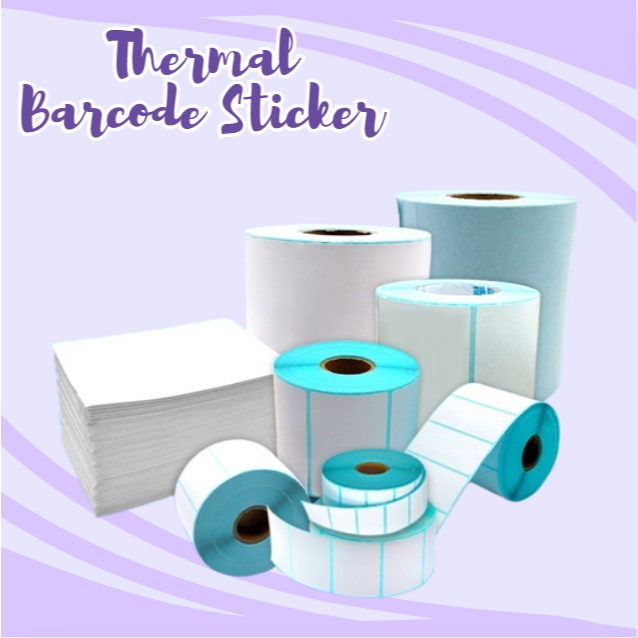 Barcode Thermal Sticker For Shopee Waybill Roll All Size 100x150mm ...