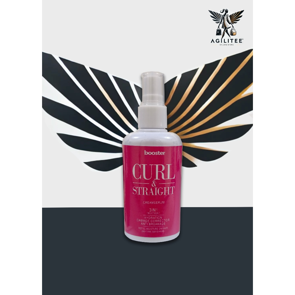 Booster Curl & Straight Defining Cream Serum 120ml. | Shopee Philippines