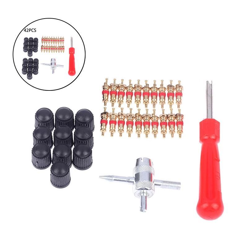 Motor Pito Tire Set Motorcycle Valve Core Repair Tool Kit Set Valve ...