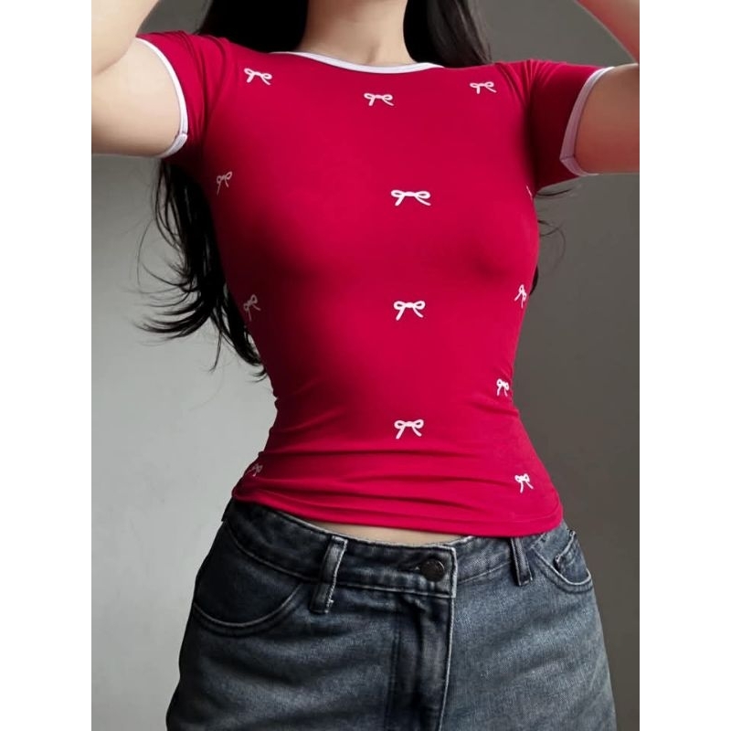 RM - Ribbon Basic Top Full Length | Shopee Philippines