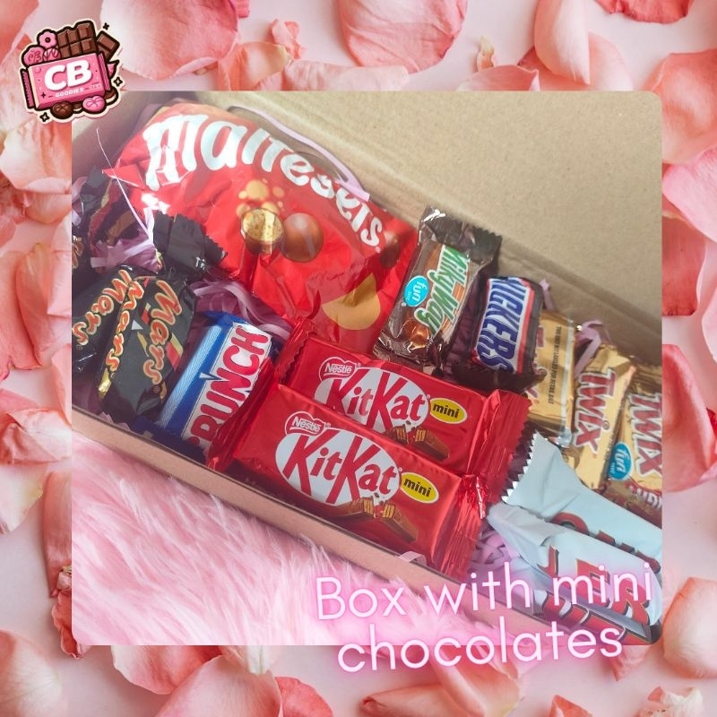 Box with mini chocolates | Shopee Philippines