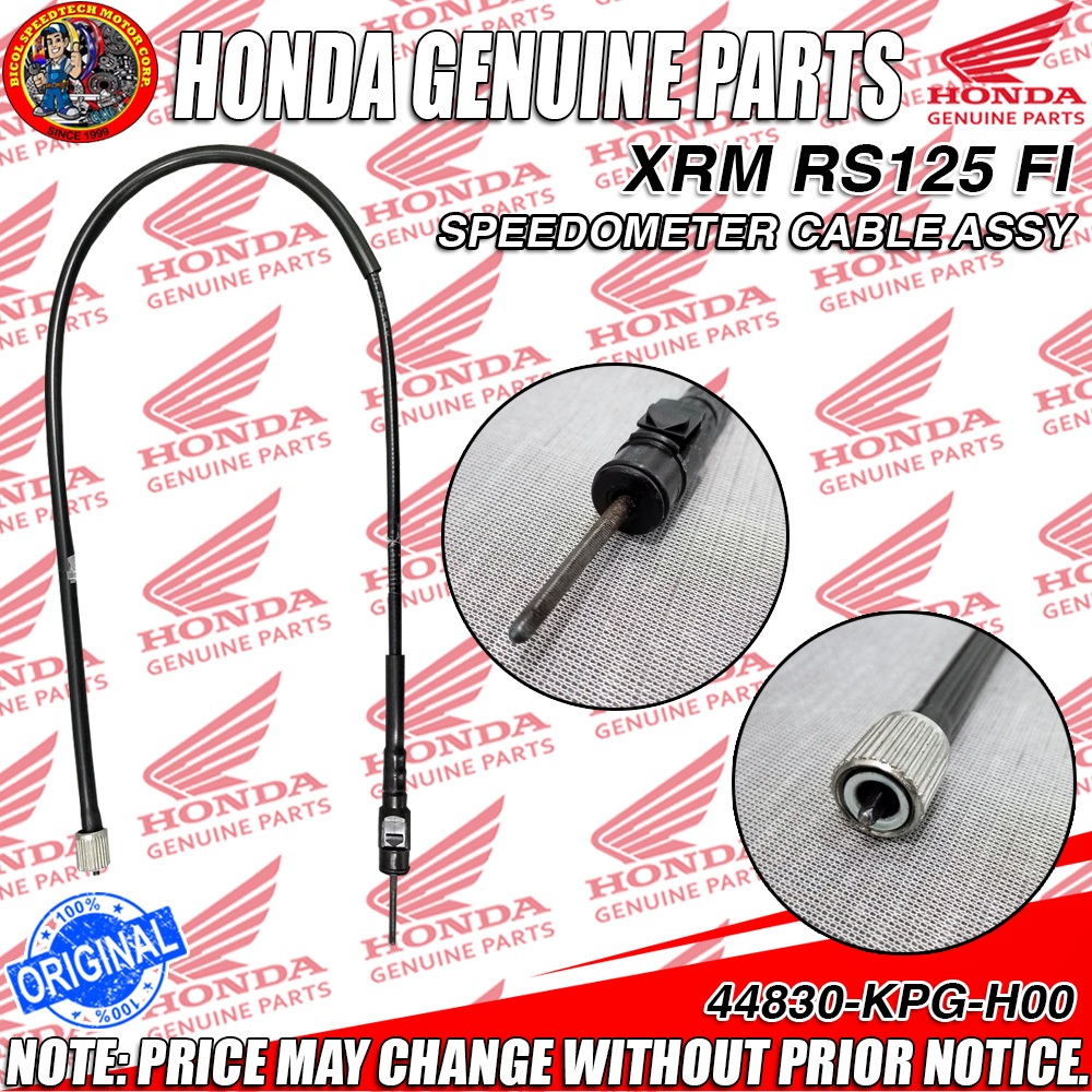HONDA XRM RS 125 FI SPEEDOMETER CABLE ASSY (HPI) (GENUINE: 44830-KPG ...