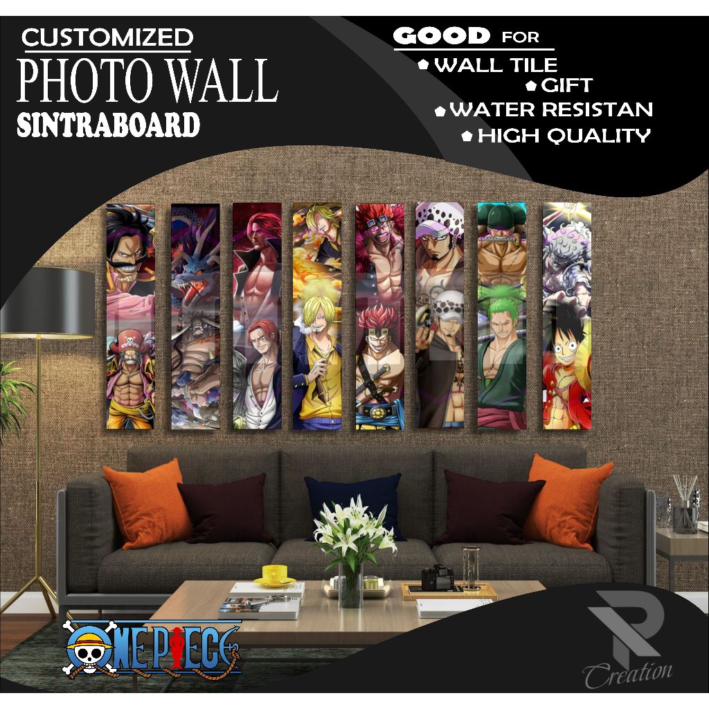 Customized (4x11 inches) Anime Photo Tiles / Wall Decor / Anime Posters ...