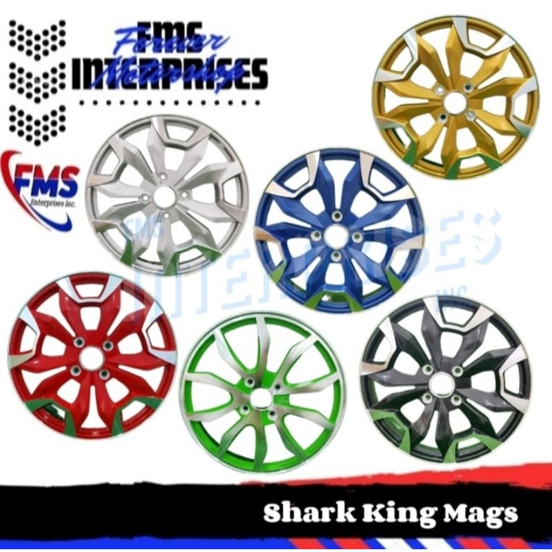 Shark King Side Wheel Mags (in different color) | Shopee Philippines