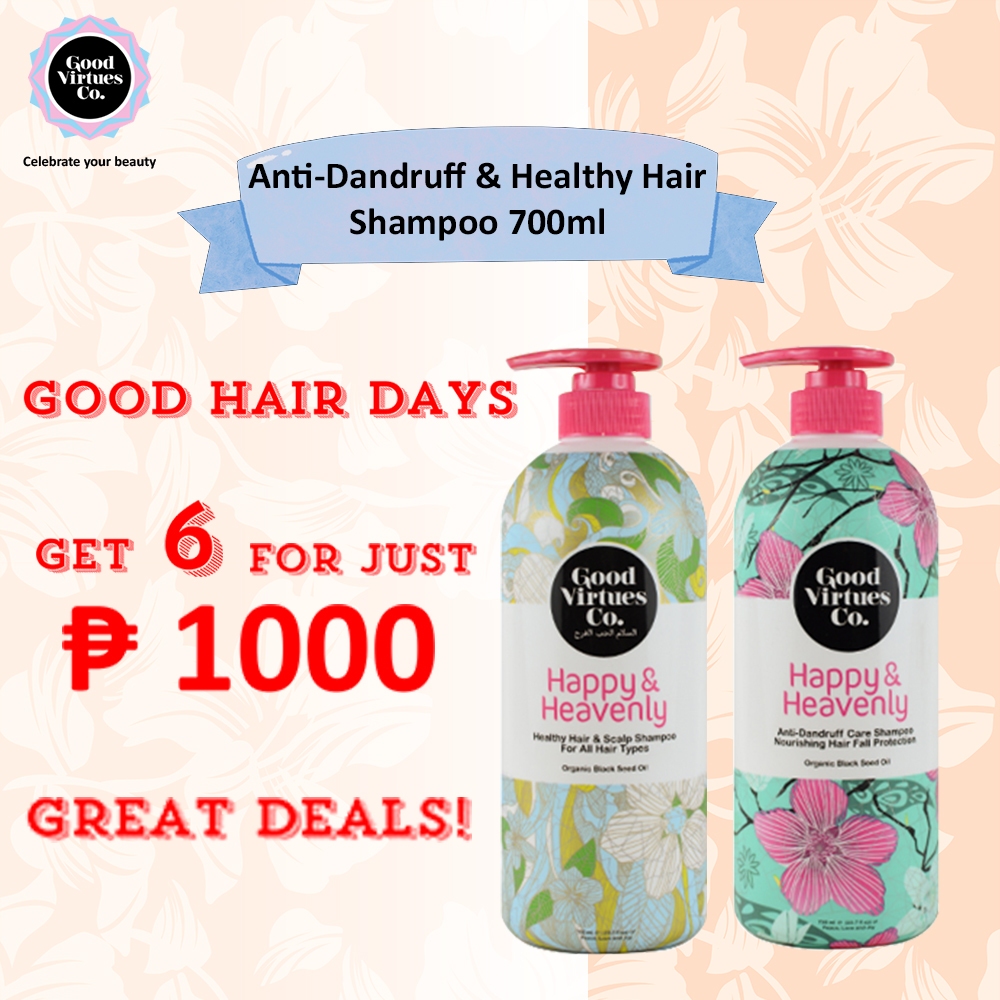 GVC Anti-Dandruff & Healthy Hair Shampoo 700ml Great Deals | Shopee ...