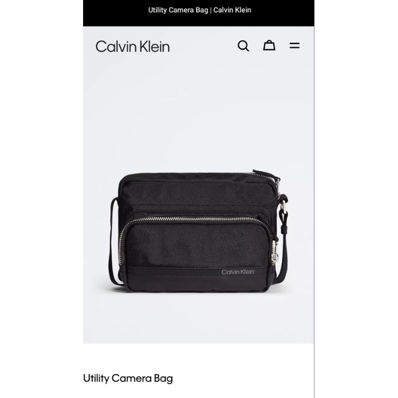 Original CK Cam Bag / Utility Camera Crossbody Sling Bag | Shopee ...