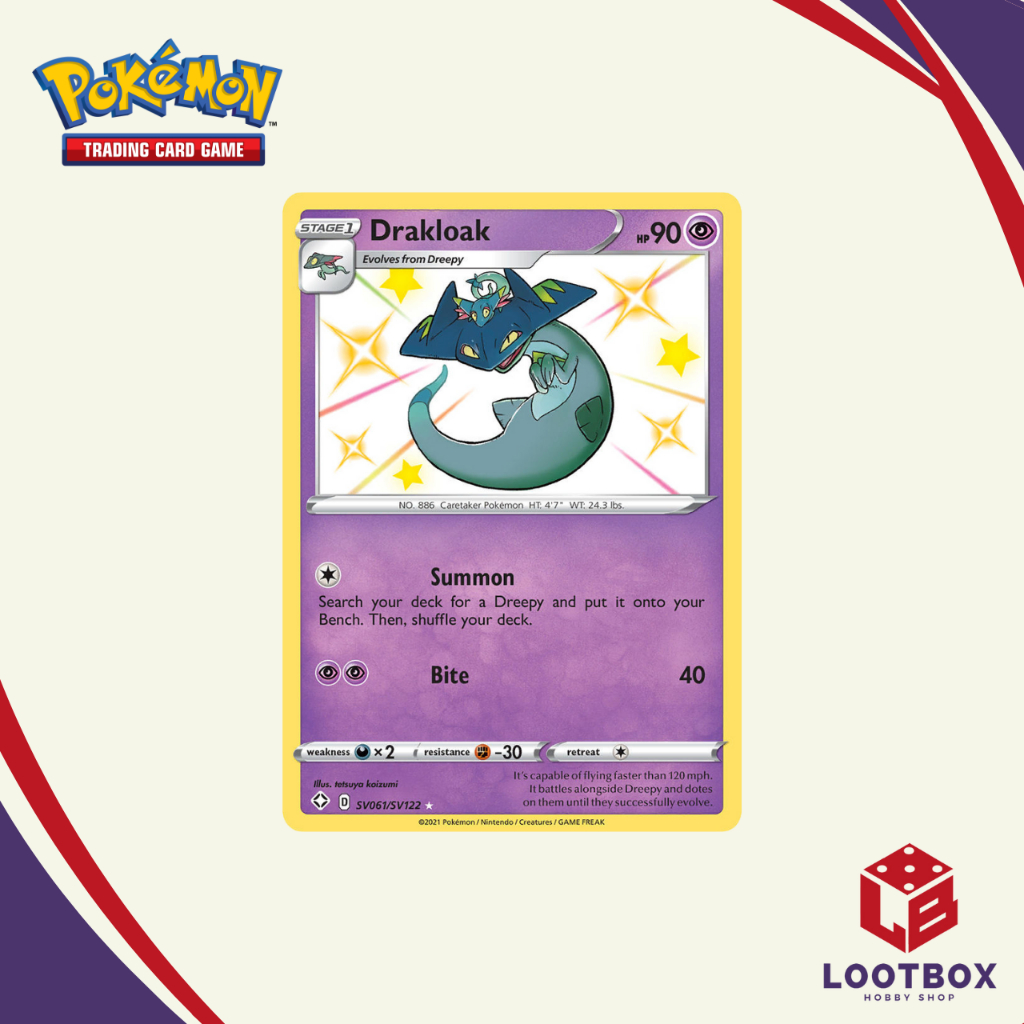 Pokemon Card Game: Drakloak (Shiny Rare) - Shining Fates | Shopee ...