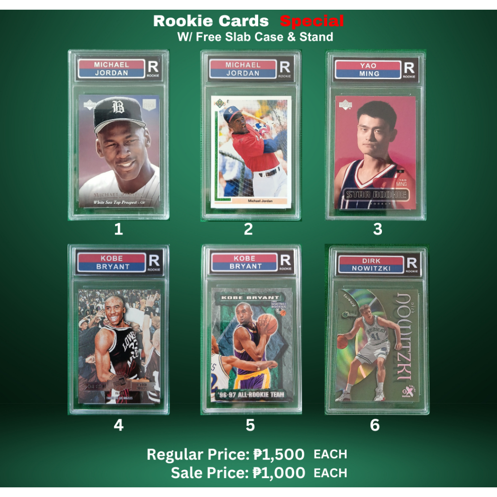 Rookie Cards Special (Michael Jordan, Kobe Bryant, Yao Ming, Dirk ...