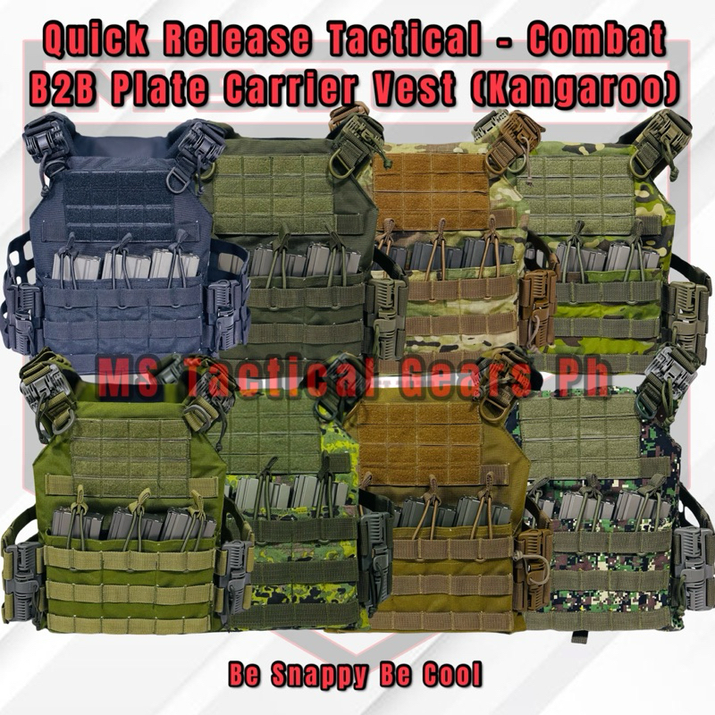 MS Tactical Gears Ph | QR Tactical - Combat B2B PC Vest (Kangaroo ...