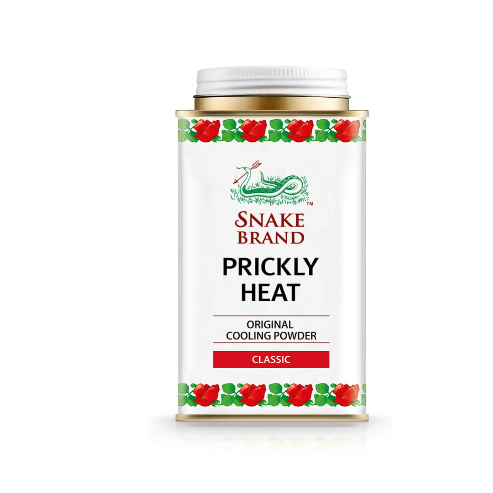 Snake Brand Prickly Heat Cooling Powder Anti-Chafing, Heat Rash Relief ...