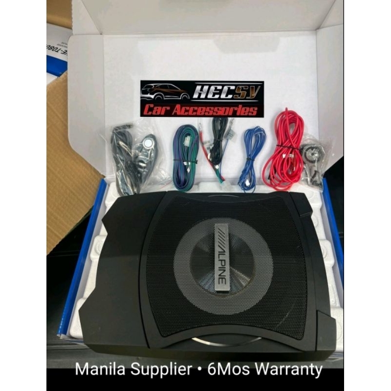 Alpine Subwoofer Amplified Power Sub Underseat Innova Fortuner Altis ...