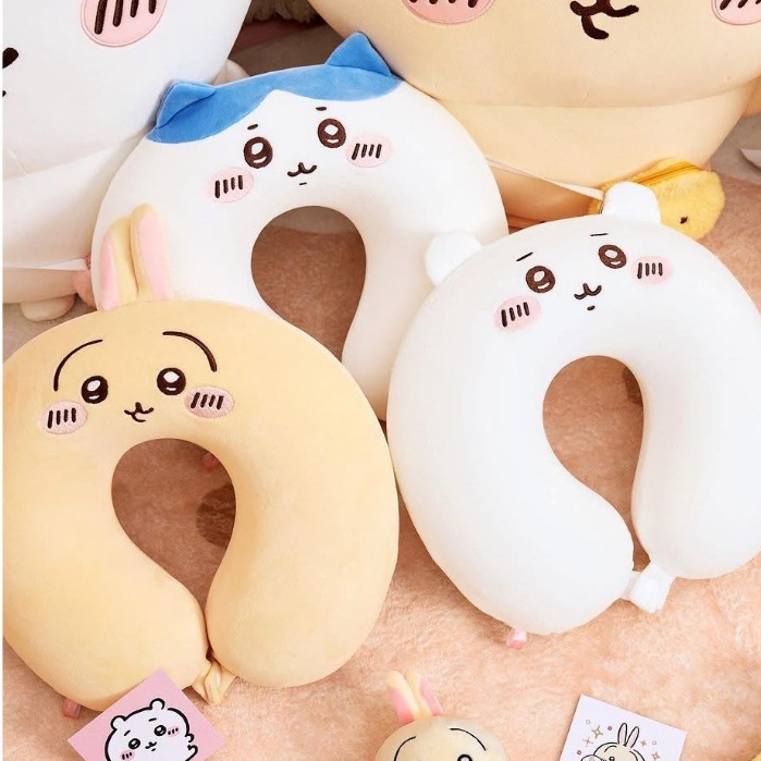 MINISO Chiikawa Neck Pillow Chiikawa Hachiware Usagi | Shopee Philippines
