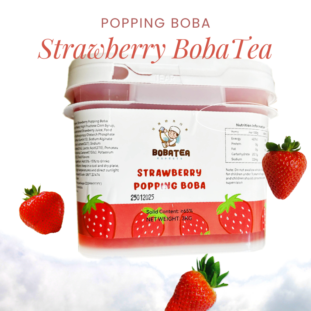 Boba Tea popping boba 3kg | Shopee Philippines