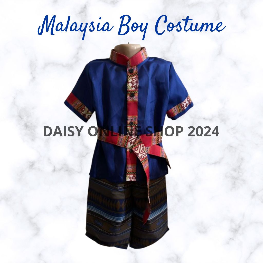 MALAYSIA KIDS BOY COSTUME - UNITED NATIONS COSTUME - MALAYSIAN COSTUME | Shopee Philippines
