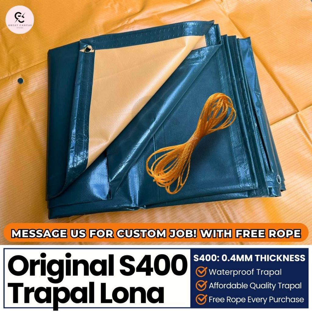 8x8 8x9 8x10 8x12 FEET S400 Heavy Duty Waterproof tolda Tarp Canvas ...