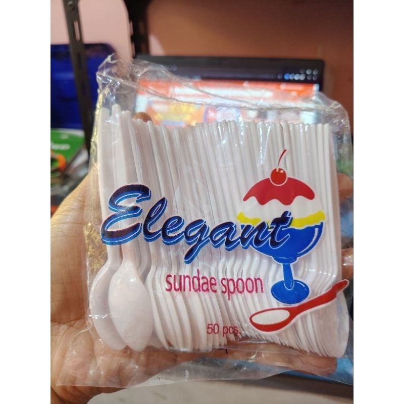 Ice Cream Sundae Spoon (50pcs/pack) | Shopee Philippines