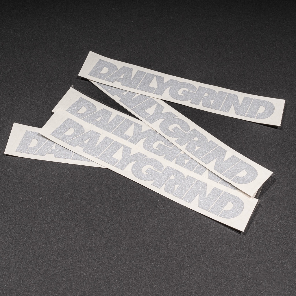 DAILY GRIND HORIZONTAL REFLECTIVE STICKER (SET OF 3) | Shopee Philippines