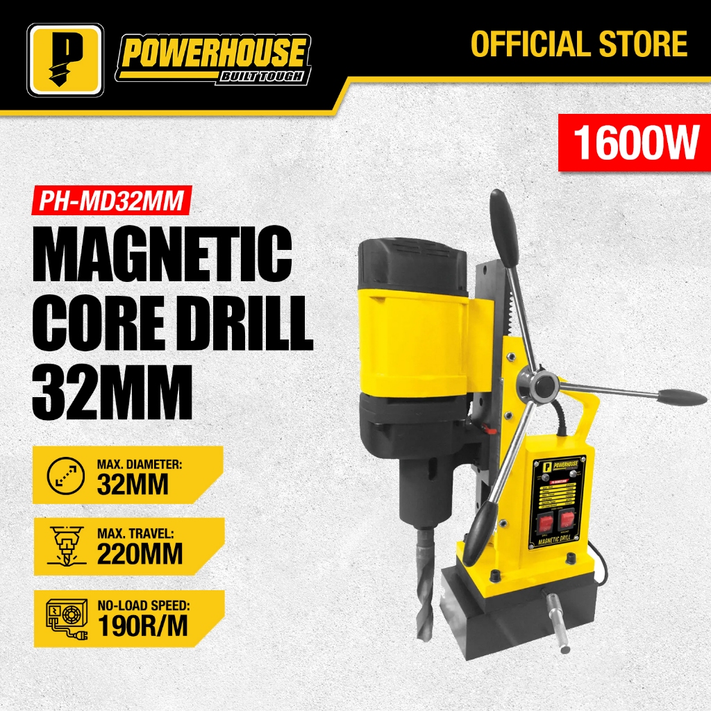Powerhouse USA Magnetic Core Drill 32mm 1600w 100% Copper PH-MD32MM ...