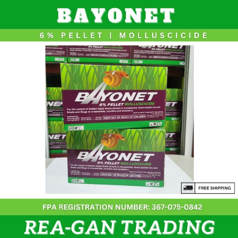 Bayonet Pellet Molluscicide / Snail Killer / Pamatay Kuhol / 1kg ...