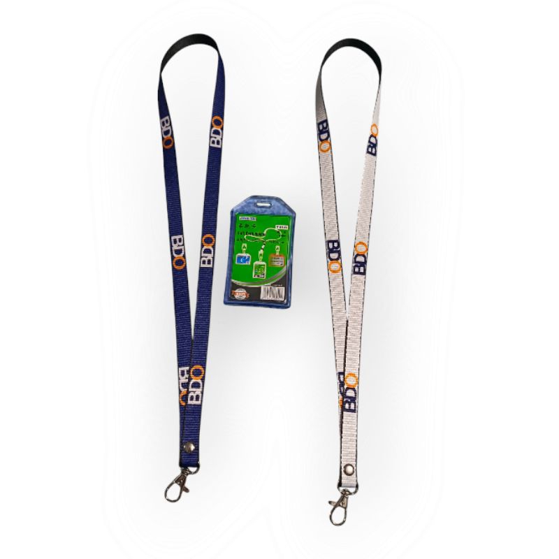 BDO LANYARD WITH FREE ID HOLDER - MINIMALIST DESIGN ID LACE | Shopee ...