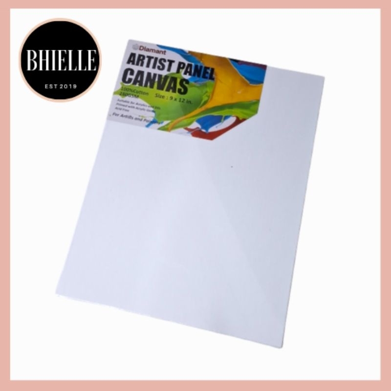 DIAMANT Canvas Board / Canvas Panel Board Primed for Painting | Shopee ...