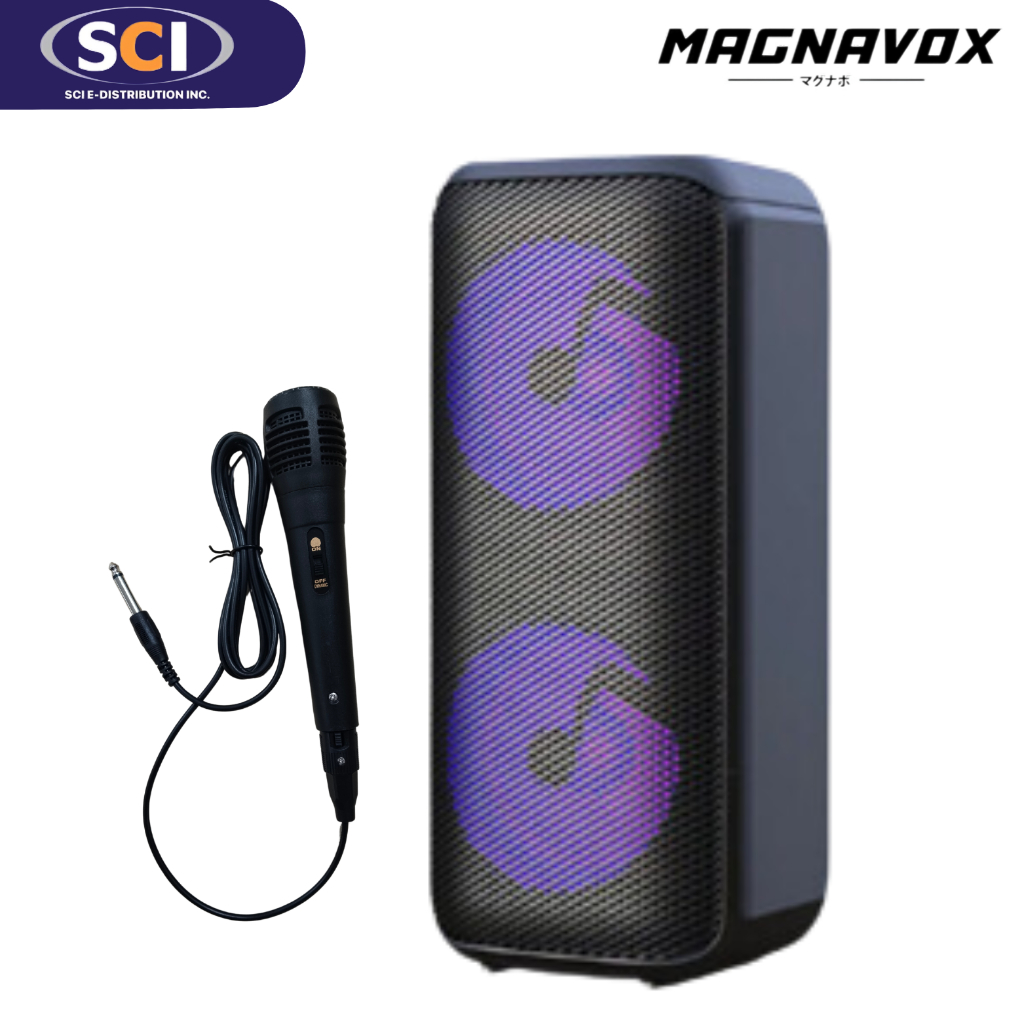 Magnavox Wireless Karaoke Speaker with Wired Microphone (YSX-165 ...