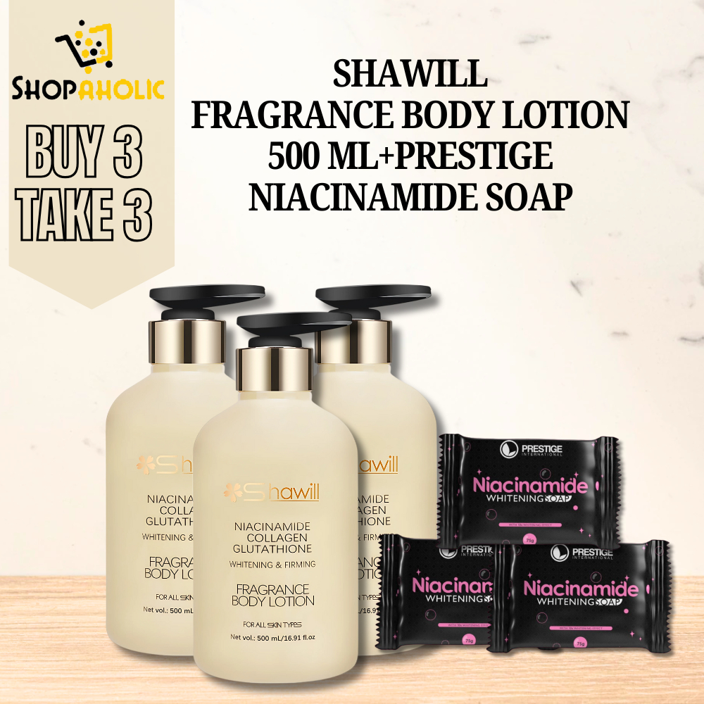Shawill Rose Fragrance Glutathione Niacinamide Body Lotion 500ML ...