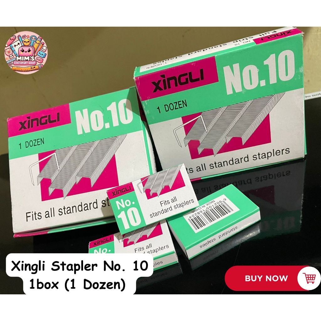 Xingli Staple Wire No. 10 (1 Dozen) – Bala ng Stapler Staple Wire ...