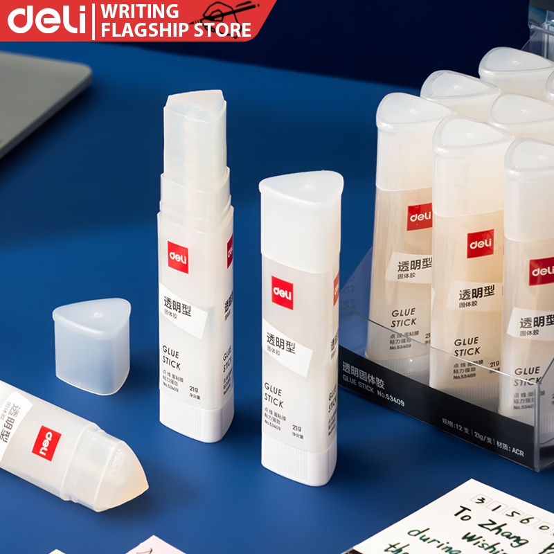 Deli 8/13/21g Triangle Strong Glue Transparent 1PCS | Shopee Philippines