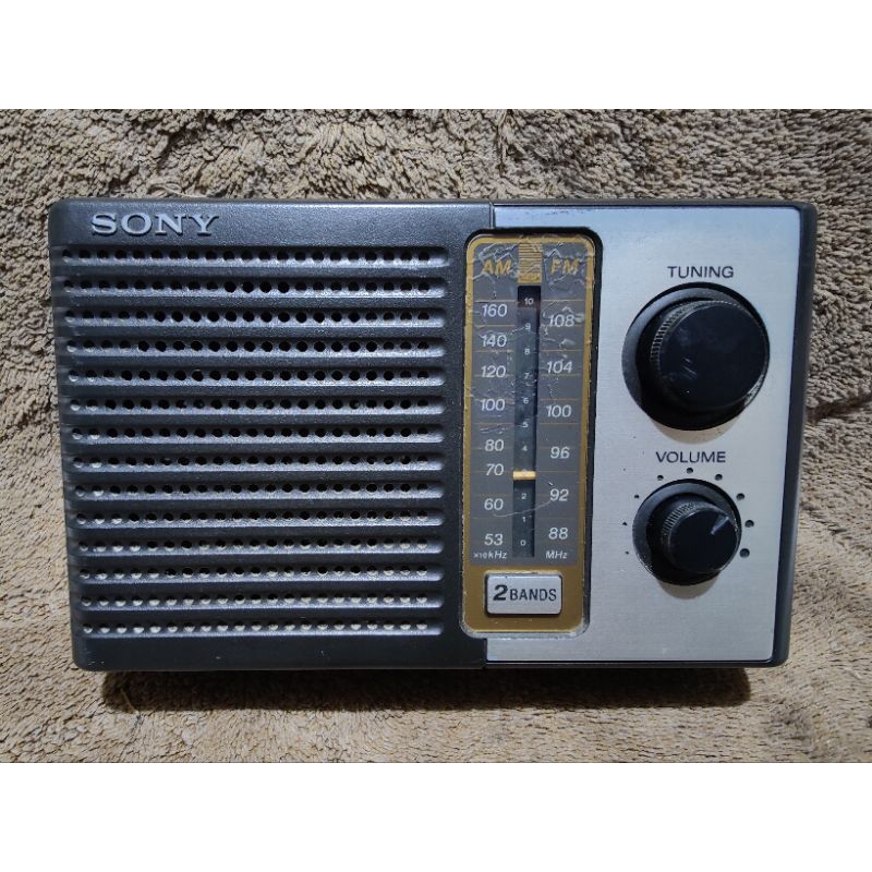 Vintage 1995 Sony ICF-F10 AM/FM Transistor Radio | Shopee Philippines