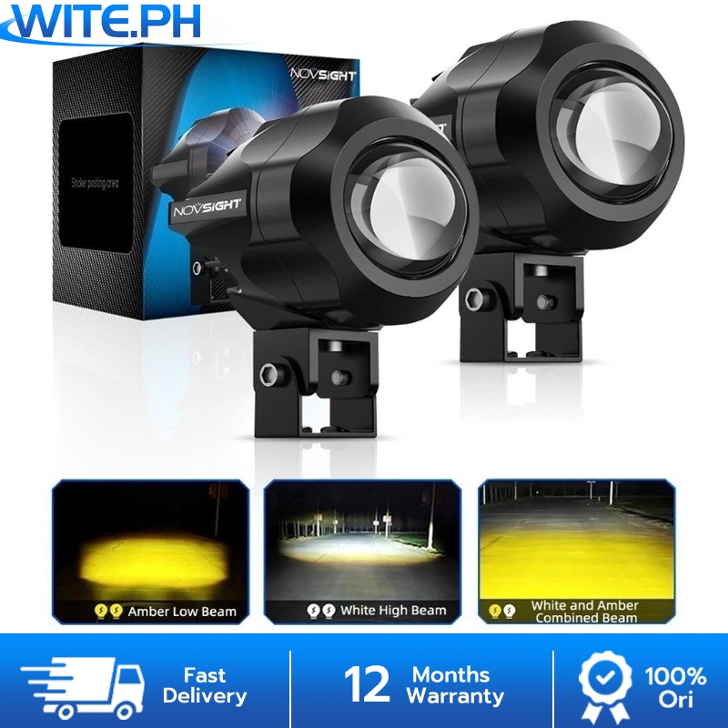 2Pcs 150W 6 LEDS Waterproof Dual Color LED Work Light Square Mini ...