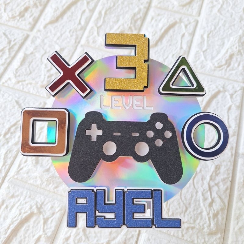 Playstation Themed Cake Topper | Shopee Philippines